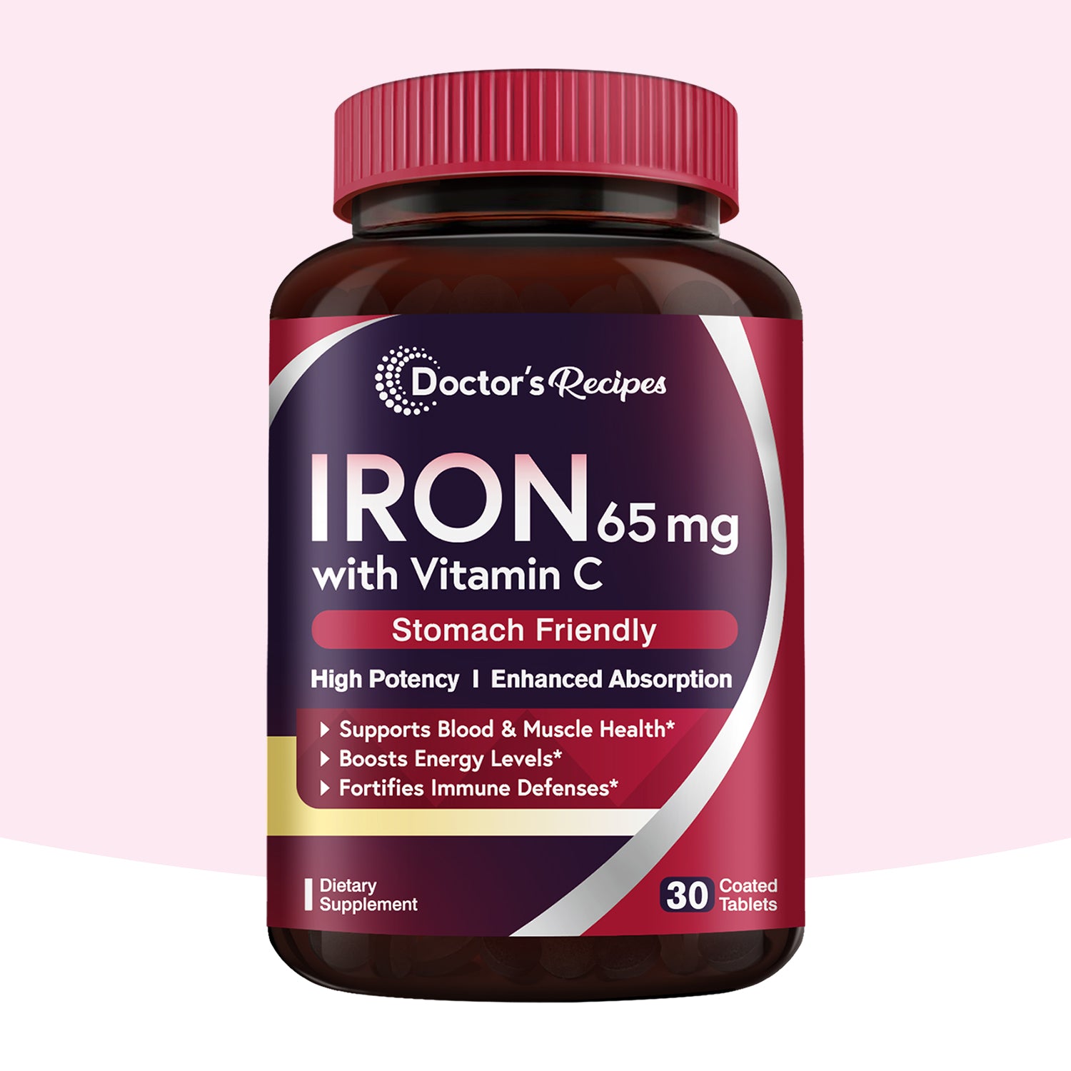 Iron 65mg 30 Tablets – Doctor's Recipes